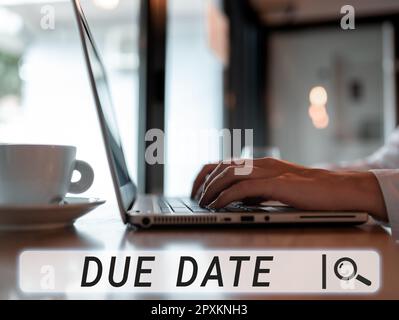 Conceptual display Due Date, Business overview The date when payment ...