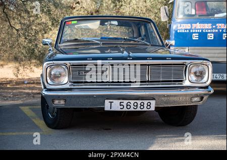 Detail of a nice dark colored Dodge Barreiros, Detail of the rear tail ...