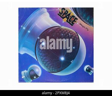 Space - Magic Fly - Vintage vinyl album cover Stock Photo - Alamy