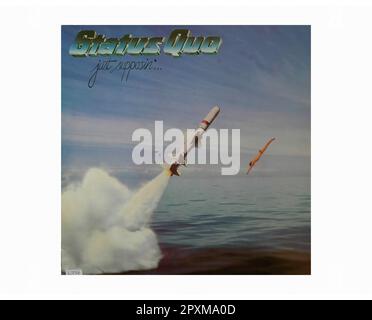 Status Quo - Just Supposin`... - Vintage vinyl album cover Stock Photo ...