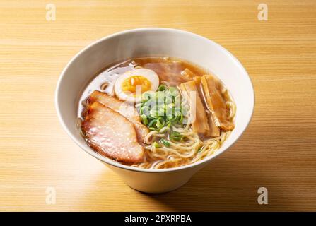 Steaming hot ramen on the table Stock Photo - Alamy