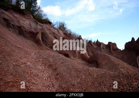 View of the Roste, along the Merse river, Tuscany Stock Photo - Alamy