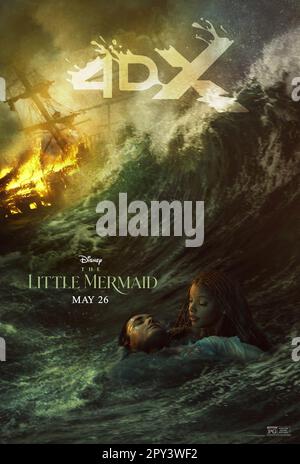 THE LITTLE MERMAID, from left: Jonah Hauer-King, Halle Bailey as Ariel ...
