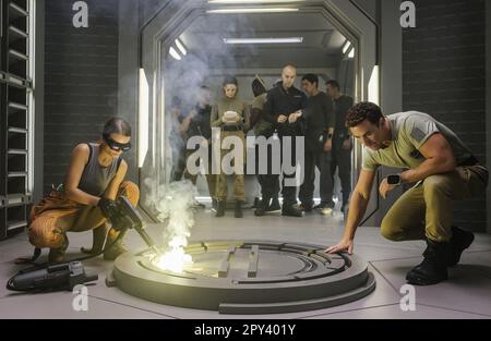 THE ARK, from left: Tiana Upcheva, Pavle Jerinic, Stacey Read, Christie ...