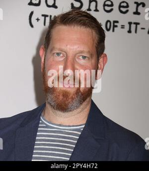 NEW YORK - MAY 2: Producer Ben Turner, Ed Sheeran, Producer Ben Winston ...
