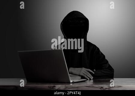 Mysterious man with security concept Stock Photo - Alamy
