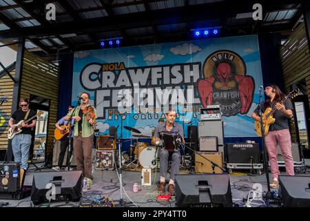 Korey Richey of the Lost Bayou Ramblers performs at the 2023 NOLA ...