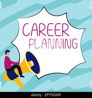 Word writing text CAREER PLANNING . Business concept on table chart ...