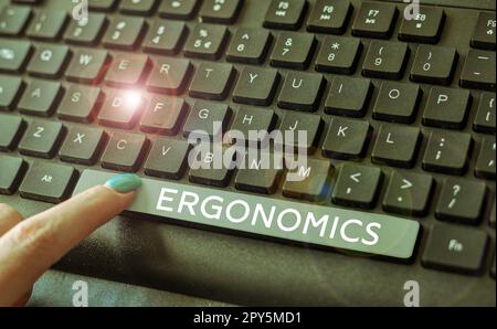Writing displaying text Ergonomics, Business idea fitting or designing ...