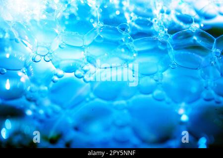 Detergent bubbles, bubble closeup background image Stock Photo - Alamy
