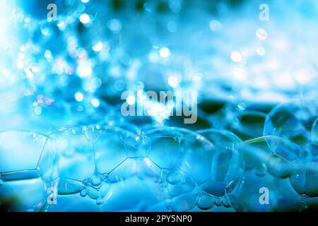 Detergent bubbles, bubble closeup background image Stock Photo - Alamy
