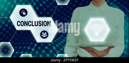 Conceptual display Conclusion, Business concept Results analysis Final ...