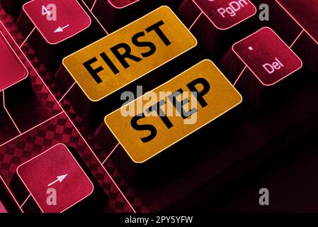 Inspiration showing sign Step By Step. Business showcase Slow progress ...