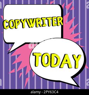 Handwriting text Copywriter, Word Written on writing the text of ...