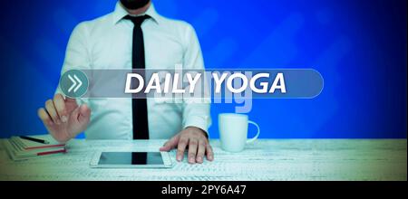 Hand writing sign Let S Is Do Yoga, Business concept Right moment for ...