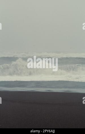 heavy storm, rolling wave on the sea Stock Photo - Alamy