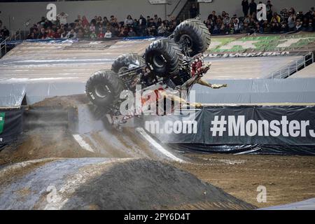 Zombie driven by Bari Musawwir (cq) hits a jump during the Racing ...