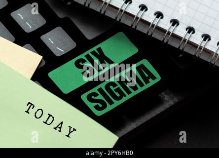Inspiration showing sign Six Sigma, Conceptual photo management ...