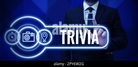 Conceptual display Trivia, Business approach details considerations ...