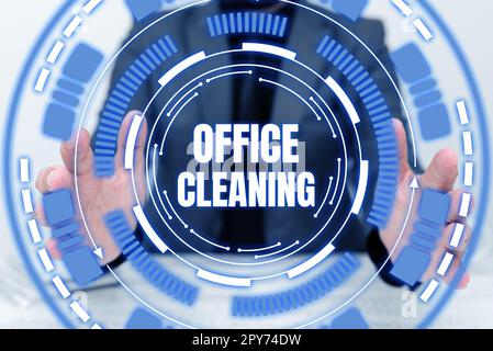 Handwriting text Cleaning Supplies. Business idea substances usually ...