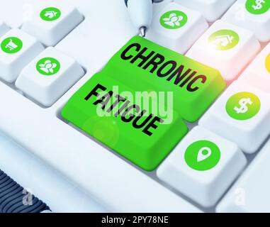 Conceptual display Chronic Fatigue, Word for A disease or condition ...