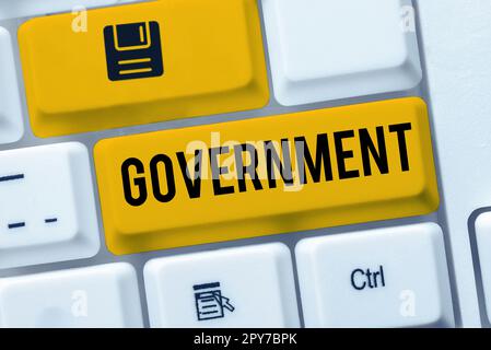 Writing displaying text Government. Business approach Group of people ...