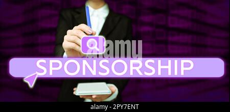 Inspiration showing sign Sponsorship. Internet Concept Position of ...