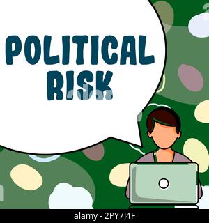 Writing displaying text Political Risk. Conceptual photo communications ...