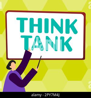 Inspiration showing sign Think Tank. Concept meaning Thinking of ...