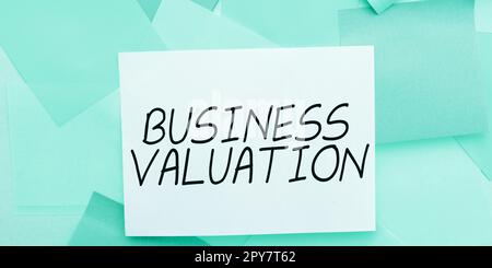 Word writing text Valuation Report. Business photo showcasing process ...