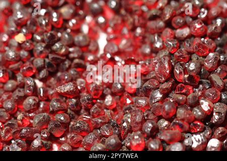 red pyrope minerals (garnet) as nice background Stock Photo - Alamy