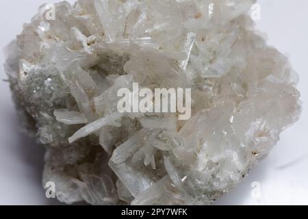 Stilbite crystals in close-up Stock Photo - Alamy