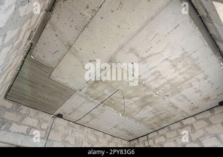 Construction of an individual residential building, monolithic ...