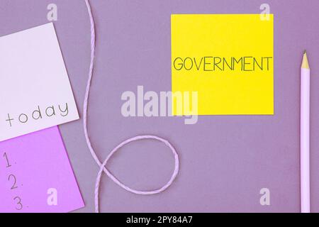 Conceptual display Government, Concept meaning Group of people with ...