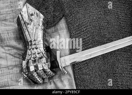 Ancient medieval swords Stock Photo - Alamy