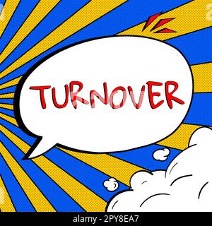 Inspiration showing sign Turnover. Business overview the percentage of ...