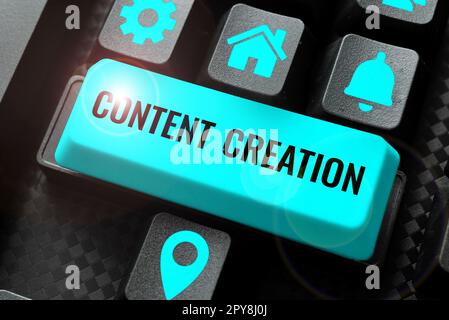 Text sign showing Content. Concept meaning Things included in something ...