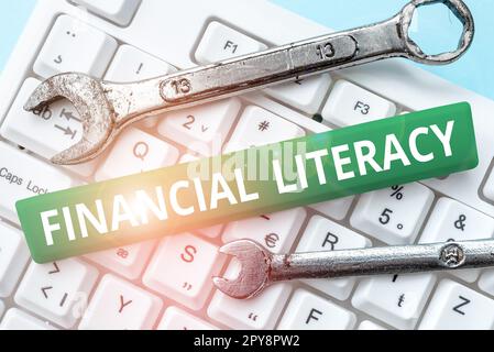 Conceptual caption Financial Literacy. Conceptual photo Understand and ...