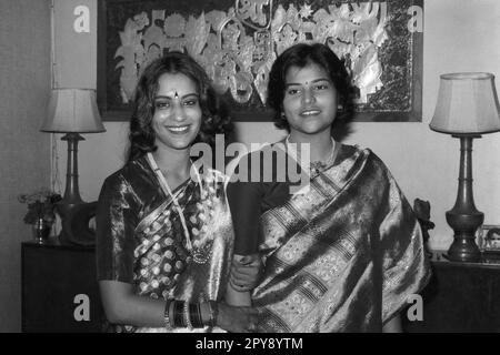 Indian Bollywood actor actress Priya Rajvansh and Dharmendra, India ...