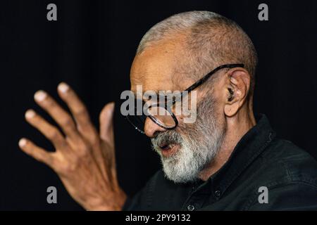 Aboriginal Australian activist Gary Foley speaks at the Greek Centre in ...