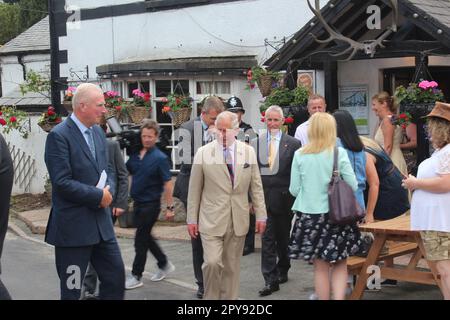 King Charles III and Queen Camilla in an Ascot Landau carriage, at ...