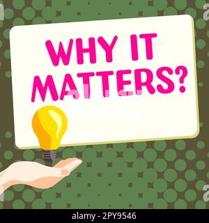 Text caption presenting Why It Matters. Business overview Important ...