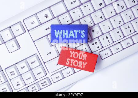 Handwriting text Share Your Story. Business overview Experience ...