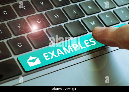 Handwriting text Examples. Business overview photo Sample Model to ...