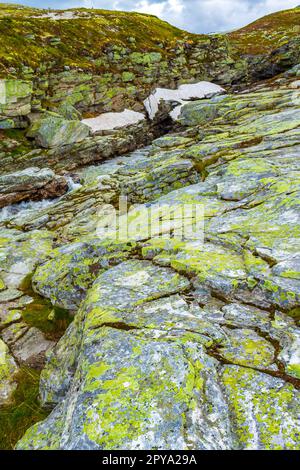 Scenic Norwegian River Gorge with Stone Bridge. Norway, Europe Stock ...