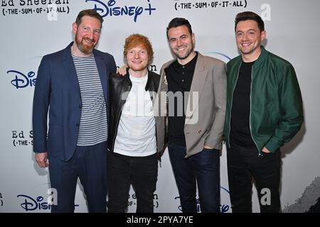 Ben Turner, Ed Sheeran, Ben Winston, David Soutar Stock Photo - Alamy