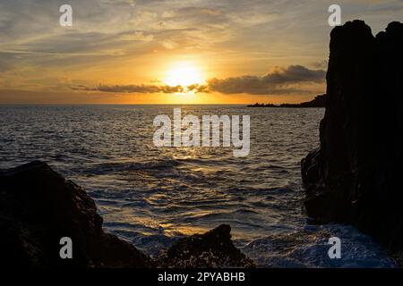 Sunset, Varadouro, Faial, Azores, Portugal Stock Photo - Alamy