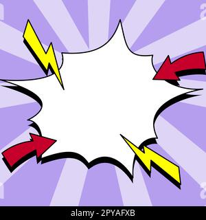 Comics Design Frames. Photo Frame Set With Explosion For Add Collage ...