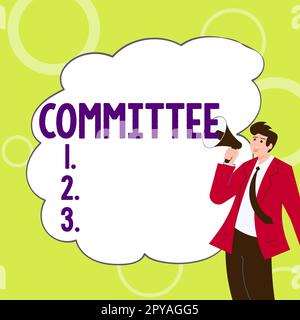 Conceptual display Committee, Concept meaning Group of people appointed ...