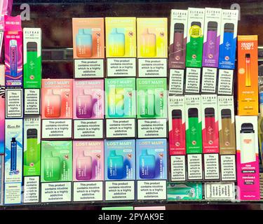 Shops selling colourful disposable vapes under fire for targeting ...